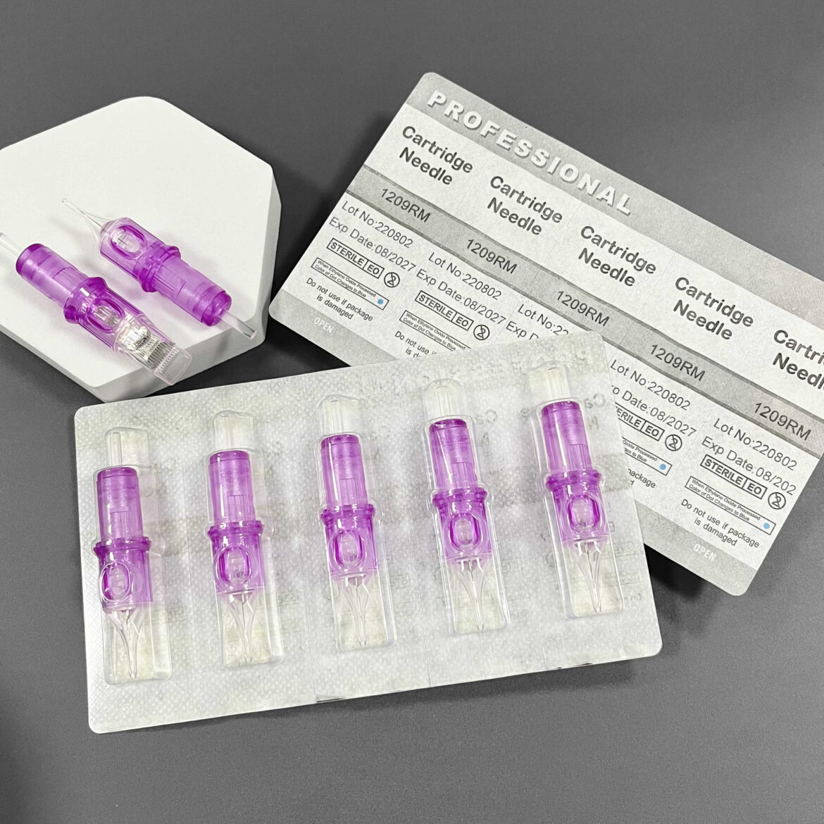 VIOLA PMU Tattoo Needle Cartridge DL-83B – Wujiang Dinglong Medical ...